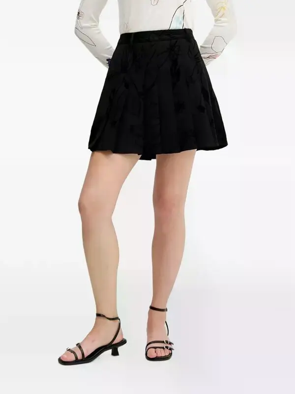 Desigual Flocked Mini Skirt