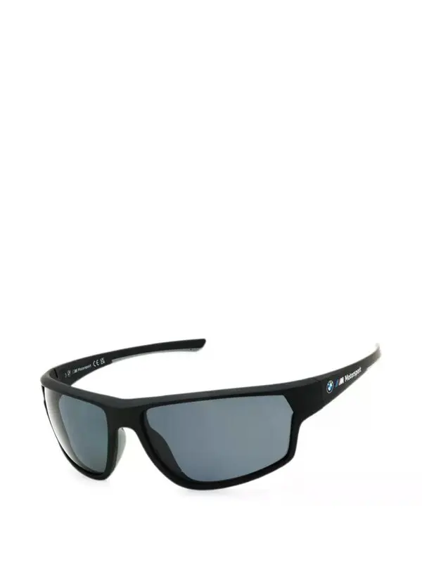 BMW Matte-finish Rectangle-frame Sunglasses