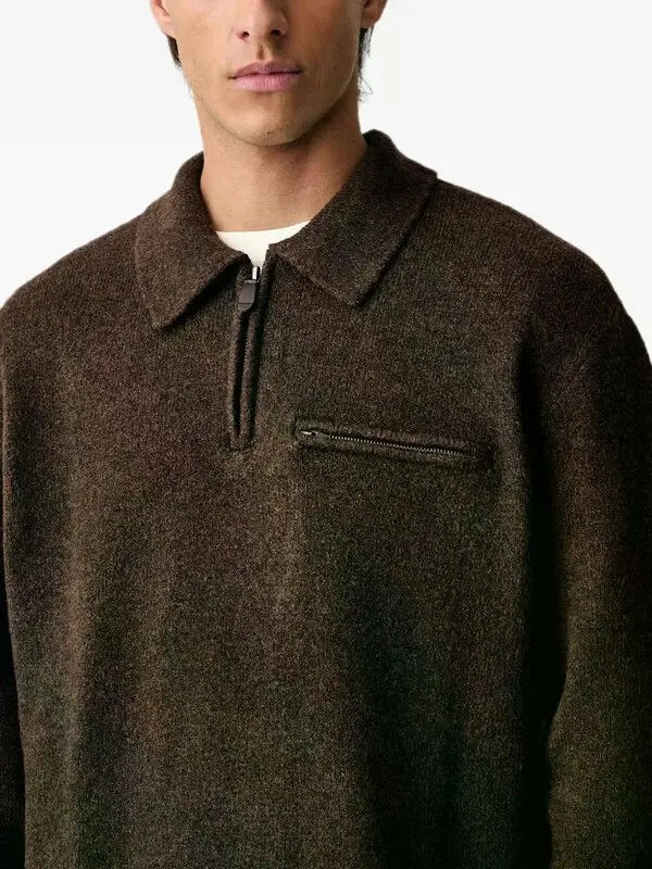 LEVI'S Quarter-zip Chest-pocket Sweater