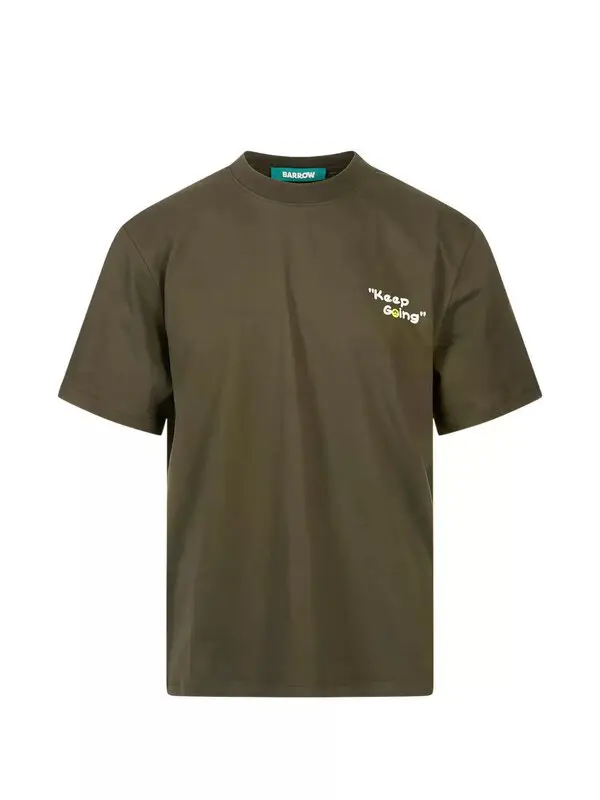 BARROW Keep Going Bear-print T-shirt