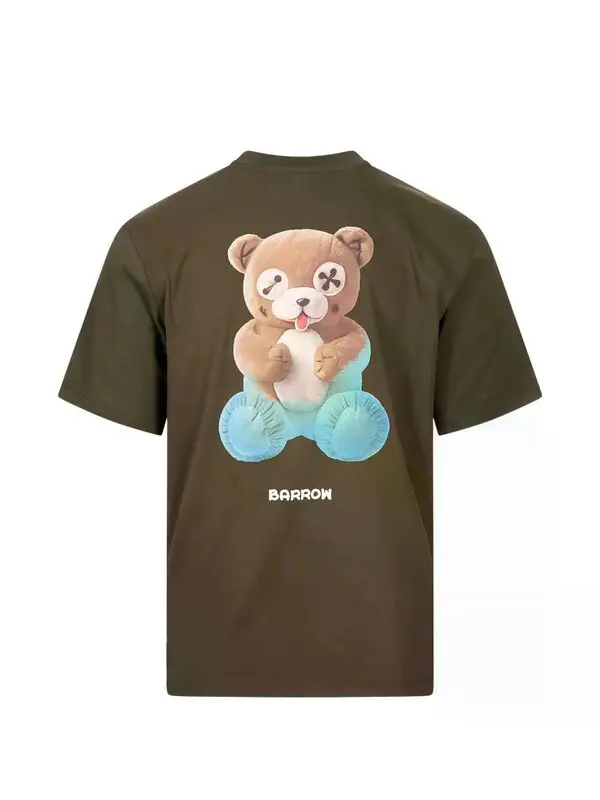 BARROW Keep Going Bear-print T-shirt