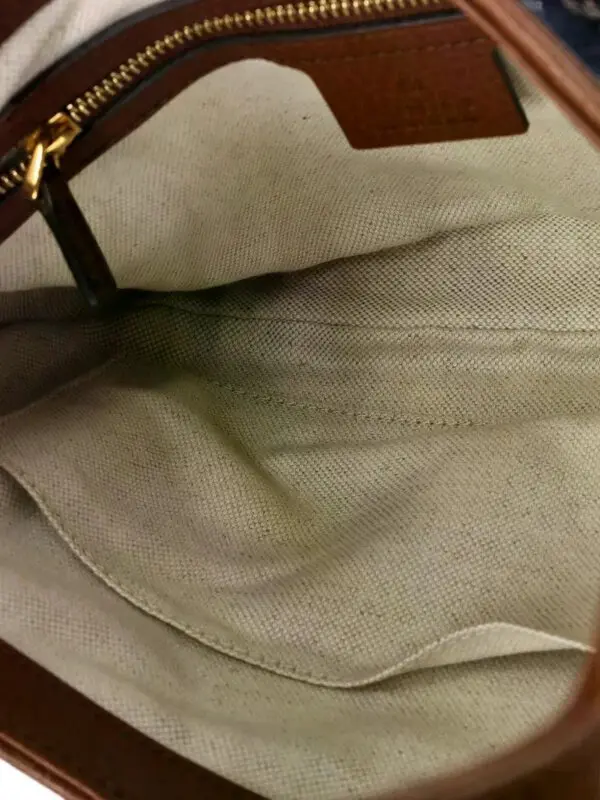 Gucci Jackie 1961 Gg Denim Small Hobo Bag