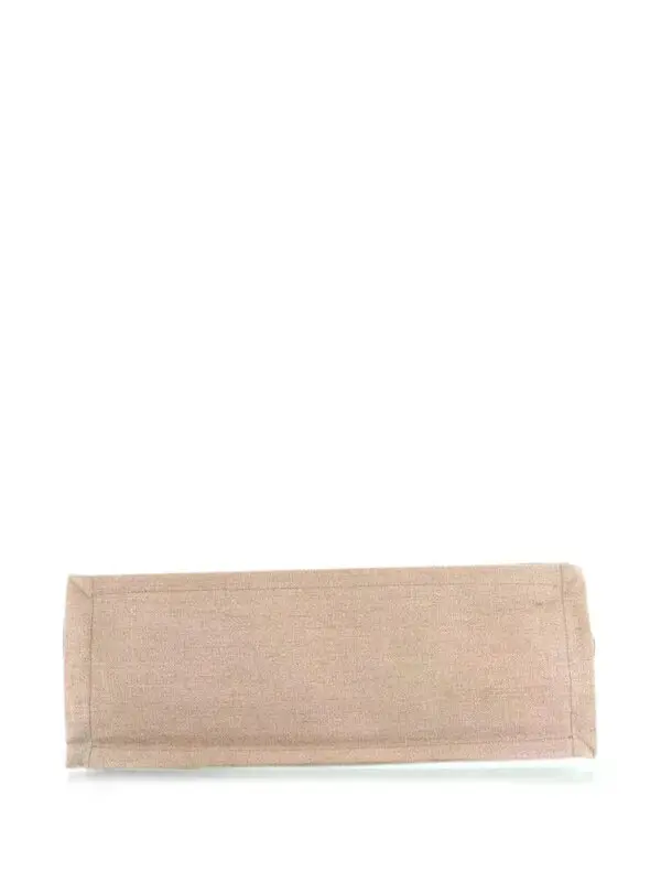 Saint Laurent Rive Gauche Shopper Canvas Large Tote Bag