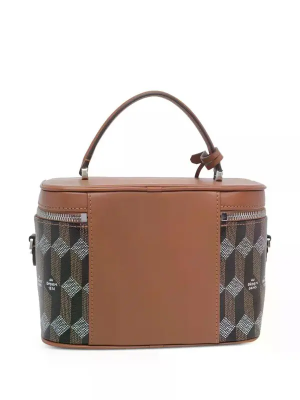 AU DEPART Etoile Leather Shoulder Bag - Brown
