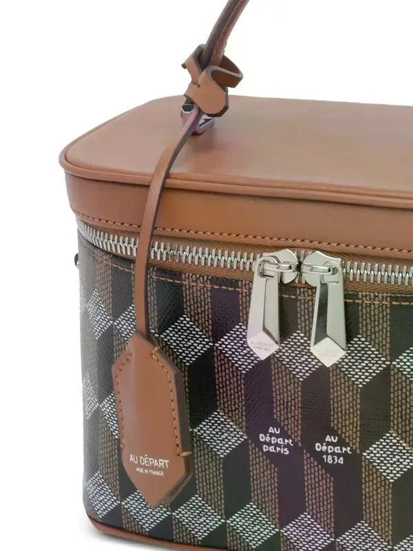 AU DEPART Etoile Leather Shoulder Bag