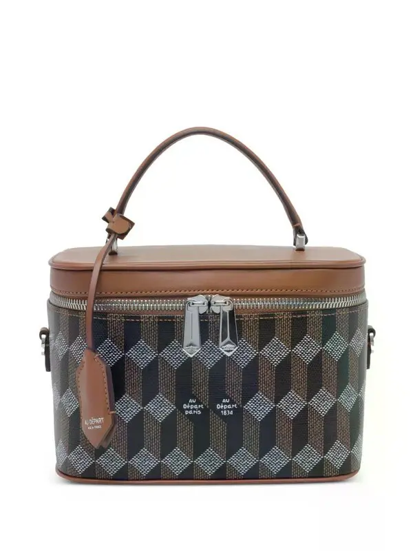 AU DEPART Etoile Leather Shoulder Bag
