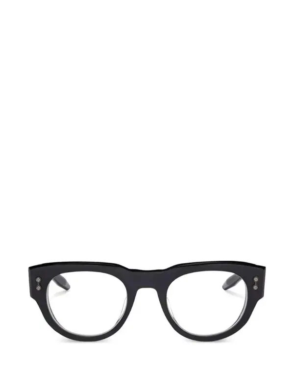AKONI Ursa Geometric-frame Eyeglasses - Black