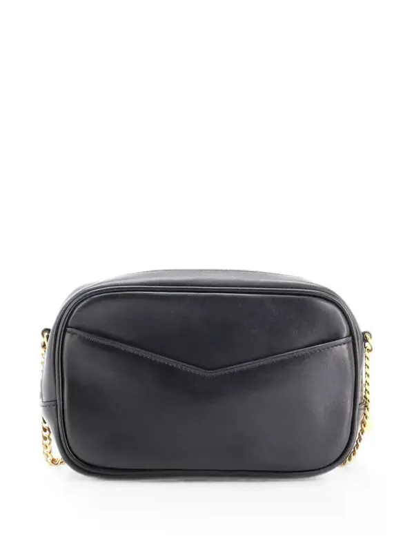 Saint Laurent Lou Camera Bag Printed Canvas And Leather Mini Crossbody Bag