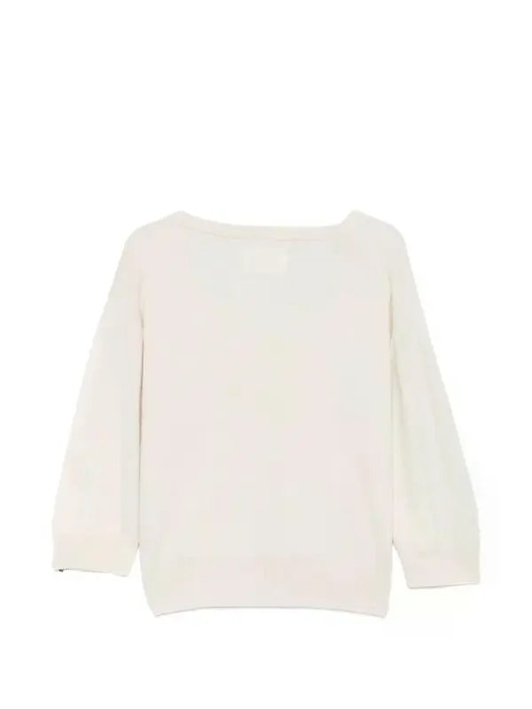 Extreme Cashmere Pearl V-neck Sweater