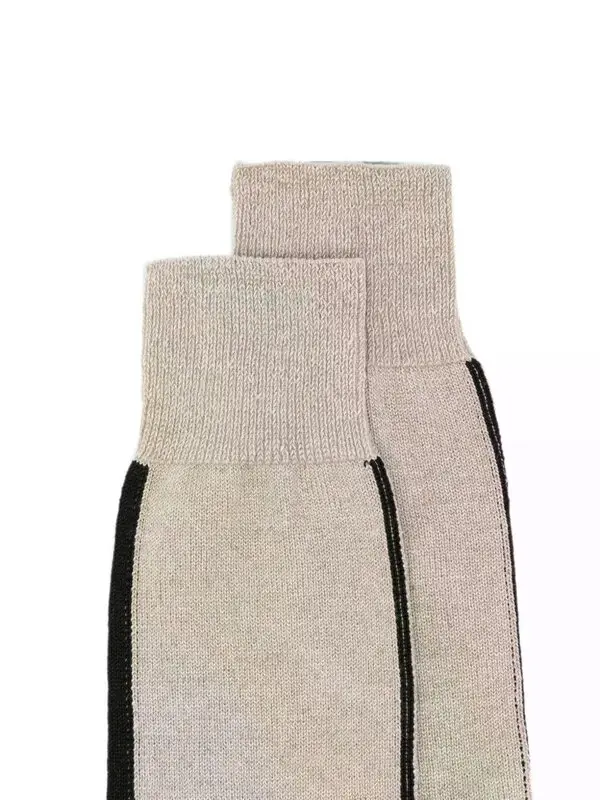 ZIGGY CHEN Colour-block Crew Socks