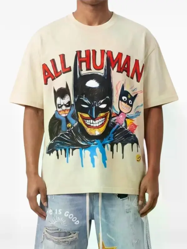 ALL HUMAN Dark Knight Graphic-print T-shirt