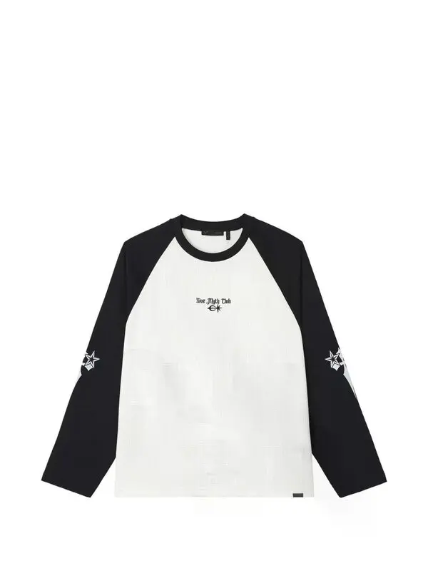 FIVE CM Raglan-sleeve Logo-print T-shirt