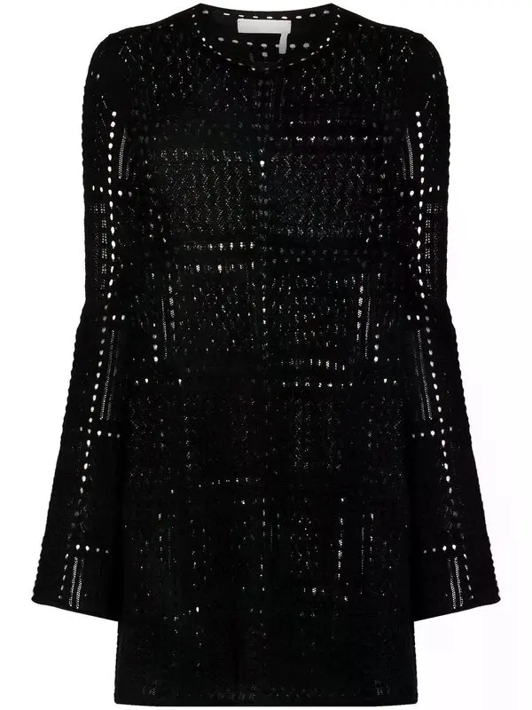 Chloé Panelled Knitted Dress