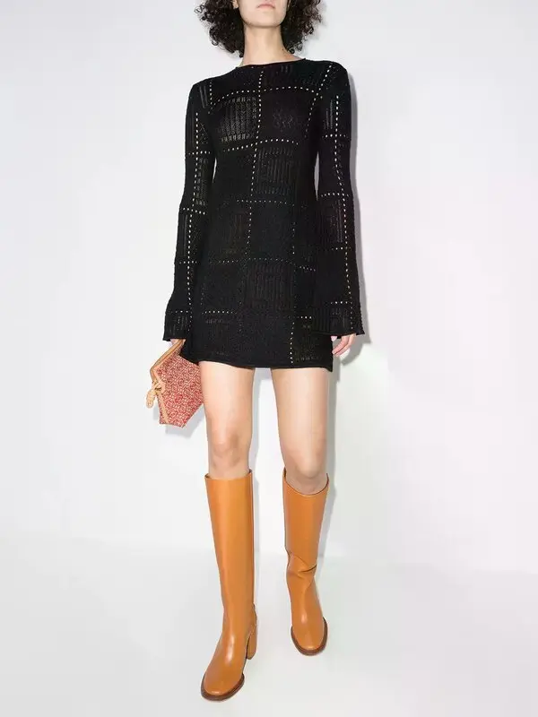 Chloé Panelled Knitted Dress
