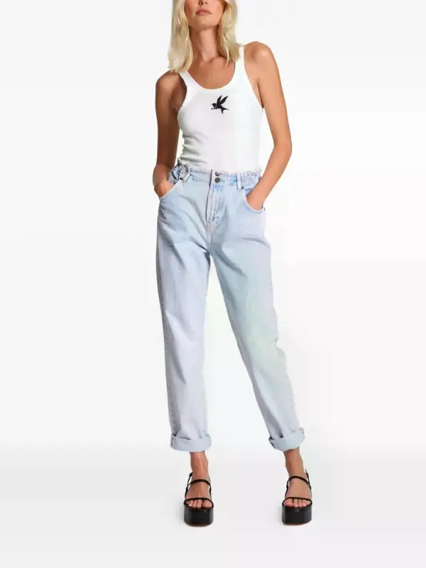 ONETEASPOON Elasticated Pioneer Straight-leg Jeans