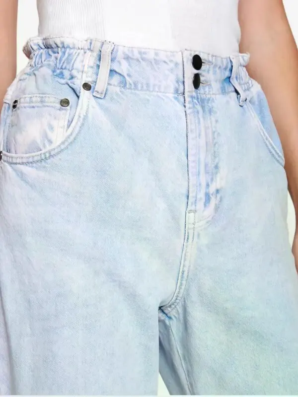 ONETEASPOON Elasticated Pioneer Straight-leg Jeans