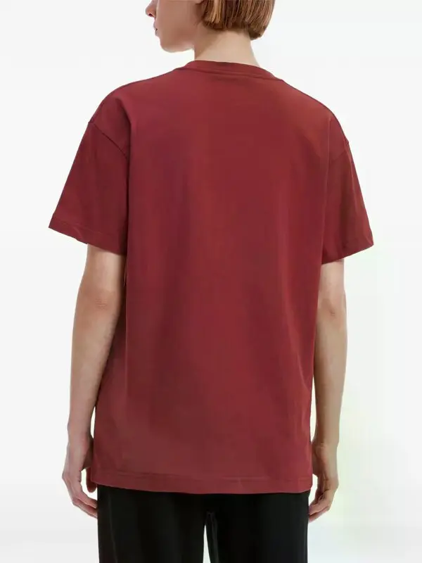 FINGERCROXX Logo-patch T-shirt - Red