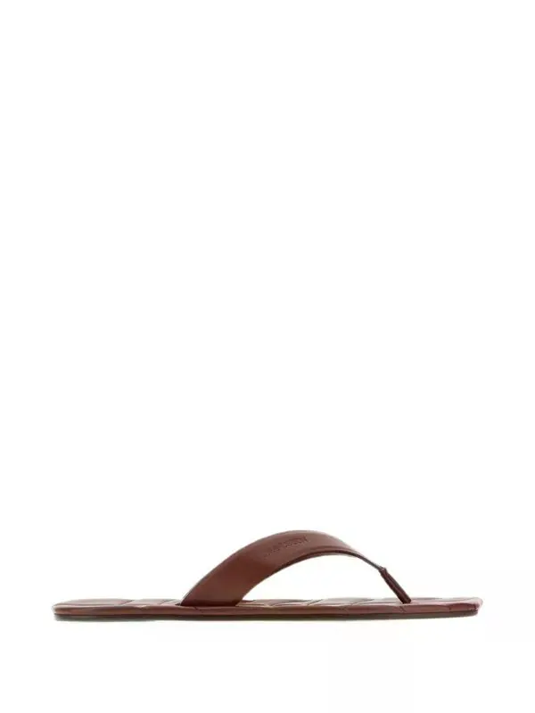 JW Anderson Leaf Quilted Flip-flops