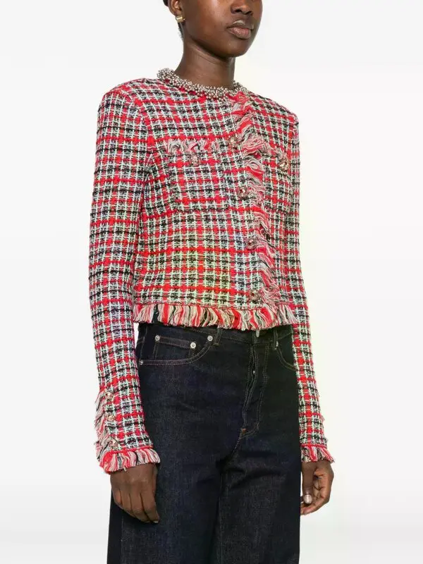 SELF-PORTRAIT Fringe-trim Jacket
