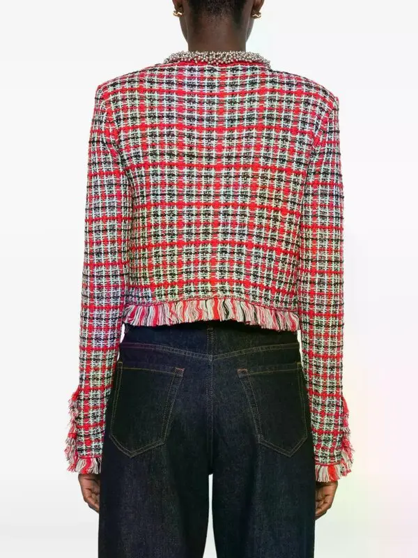 SELF-PORTRAIT Fringe-trim Jacket