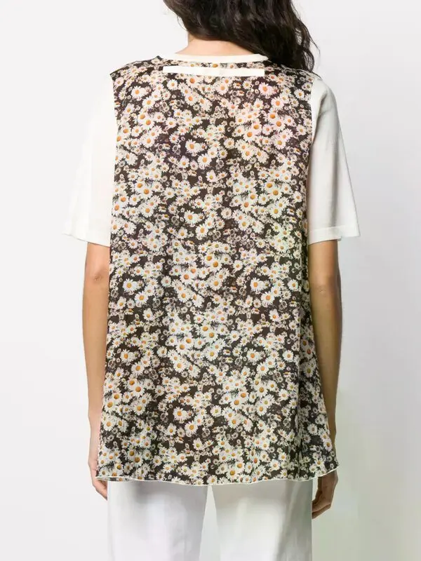 Stella McCartney Daisy Print Layered Blouse