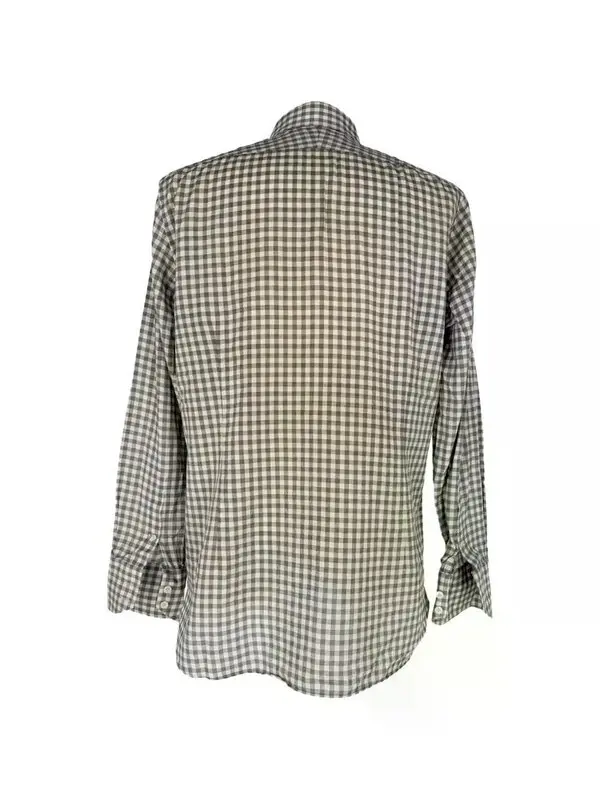TOM FORD Gingham Button-down Shirt