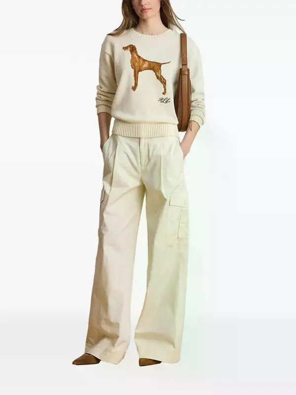 Ralph Lauren Pleated Wide-leg Cargo Pants