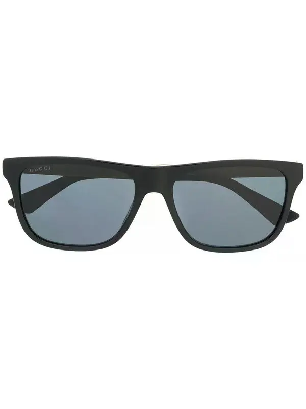 Gucci Rectangle-frame Tinted Sunglasses
