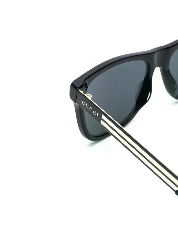 Gucci Rectangle-frame Tinted Sunglasses