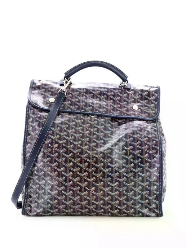 Goyard Saint Leger Briefcase Coated Canvas Backpack