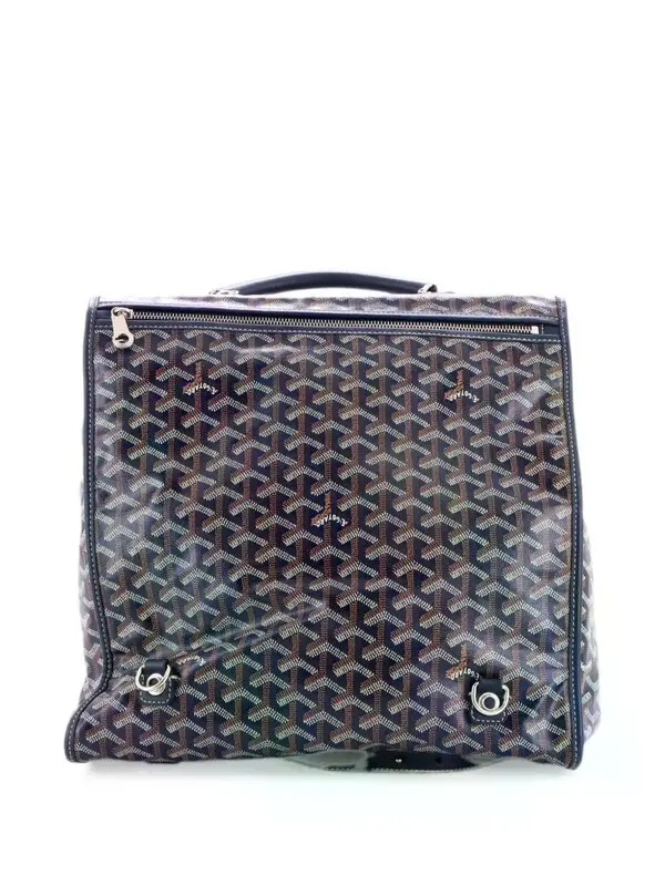 Goyard Saint Leger Briefcase Coated Canvas Backpack