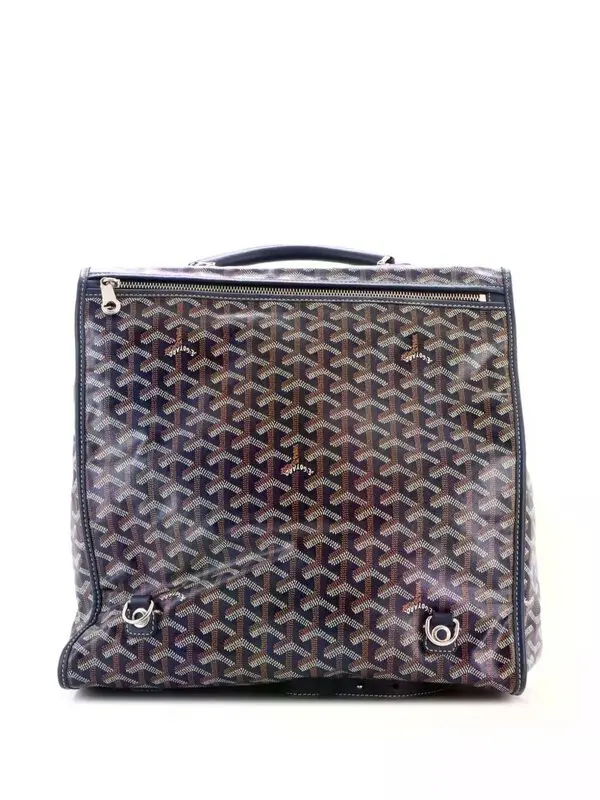 Goyard Saint Leger Briefcase Coated Canvas Backpack - Blue