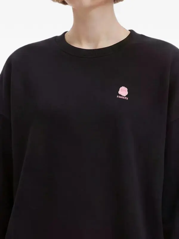 FINGERCROXX Logo-embroidered Top