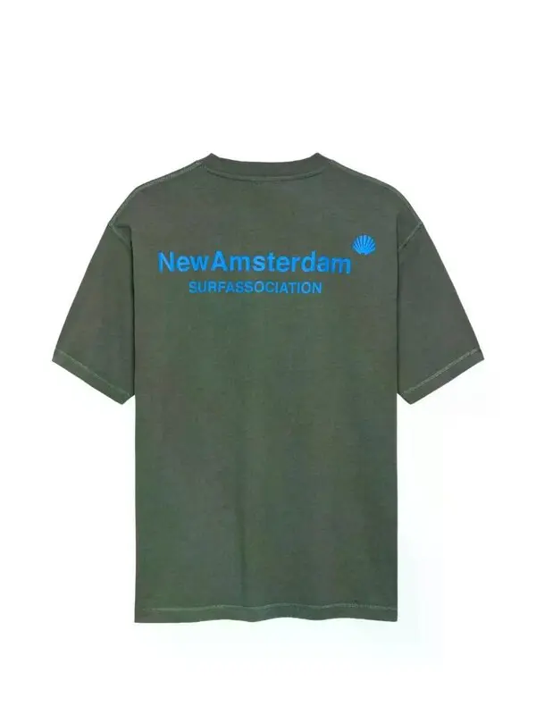 NEW AMSTERDAM SURF ASSOCIATION Logo-print T-shirt