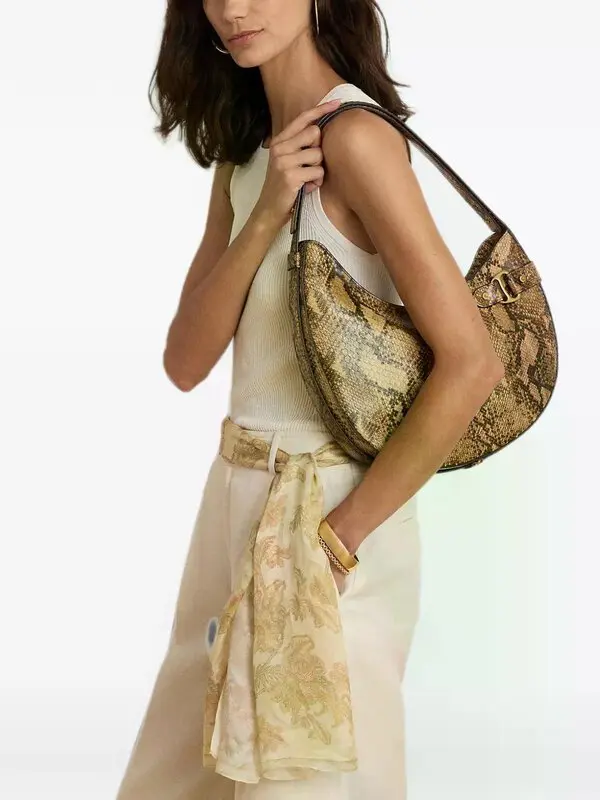 Ralph Lauren Large Tasha Snakeskin-effect Tote Bag