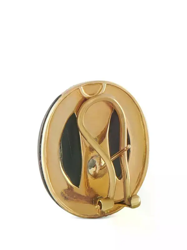 LB EXCLUSIVE 18k Yellow Onyx And Diamond Earrings - Gold