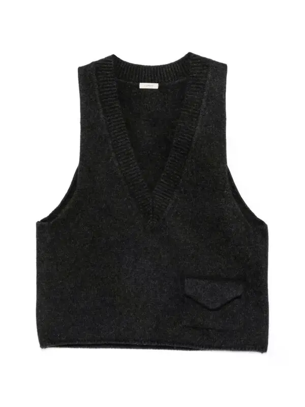 LAMRONS V-neck Flap-pocket Vest