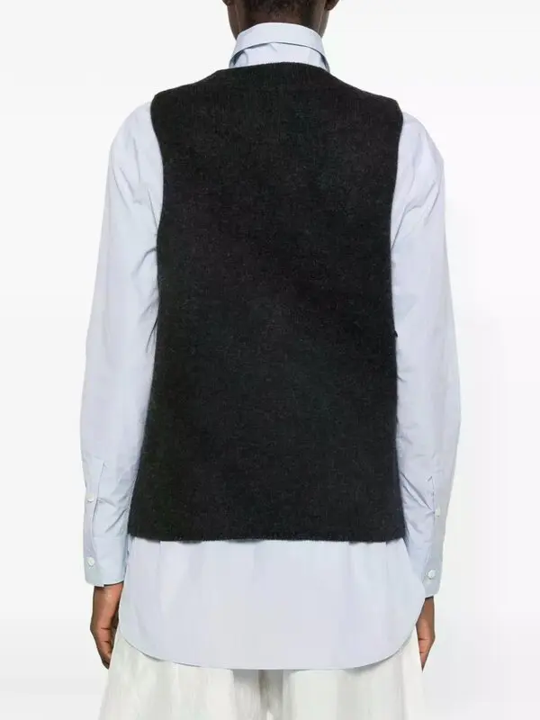 LAMRONS V-neck Flap-pocket Vest