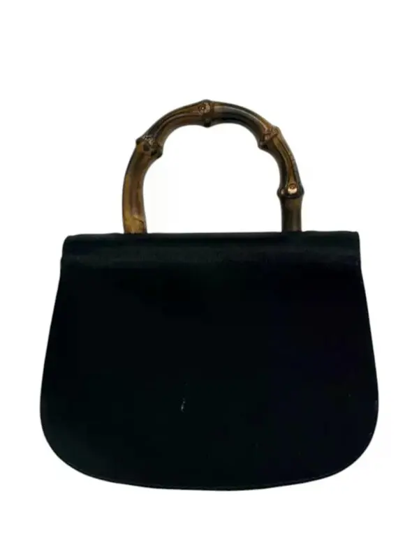 Gucci 2000-2015 Mini Satin Bamboo Night Satchel