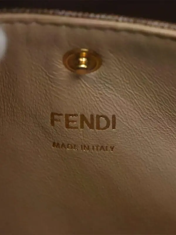 Fendi 2010-2026 Large Leather Peekaboo X-lite Tote Bag