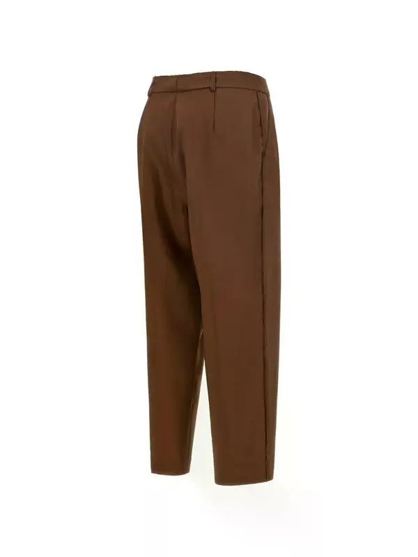 GIANLUCA CAPANNOLO Nora Raw-cut Pleated Trousers