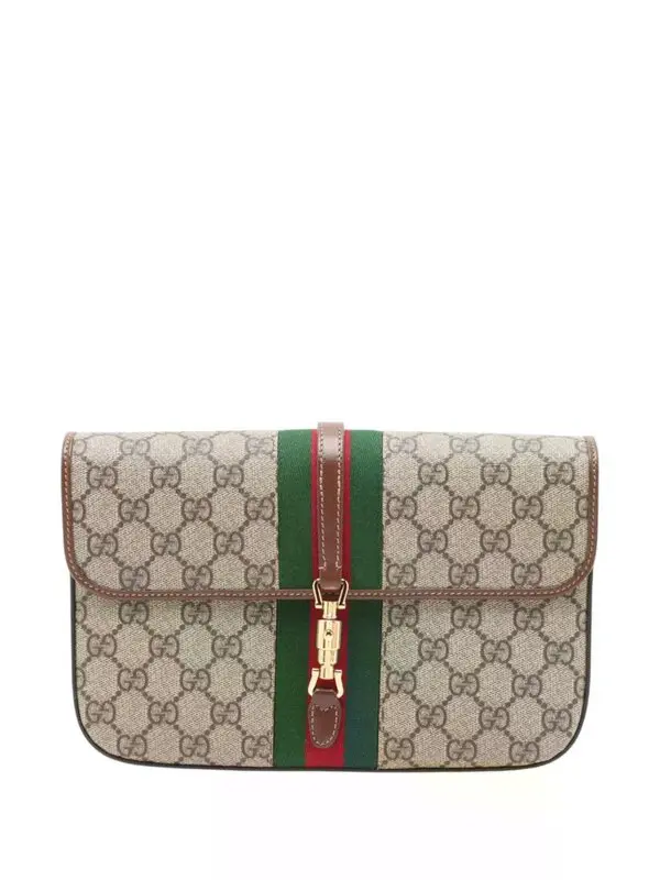 Gucci 2016-2026 Gg Supreme Web Jackie 1961 Belt Bag - Neutrals