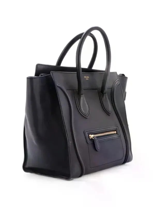 Celine Luggage Bag Smooth Leather Mini Tote Bag