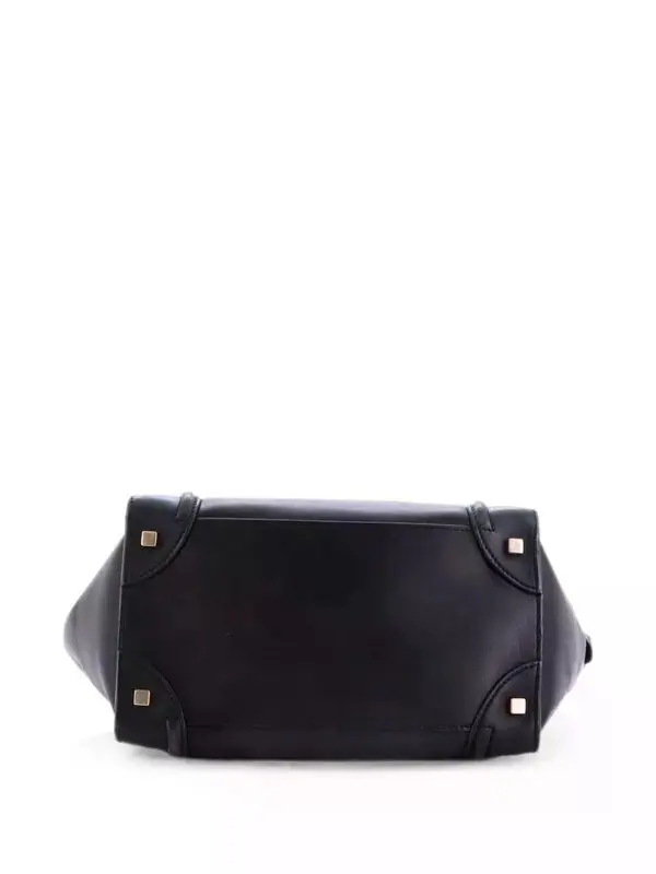 Celine Luggage Bag Smooth Leather Mini Tote Bag