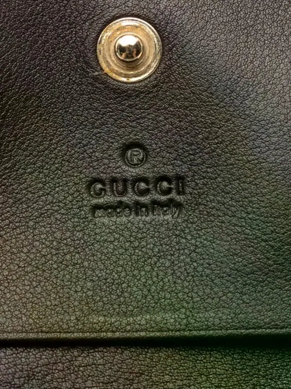 Gucci 2000-2015 Guccissima Flap Case Card Holder