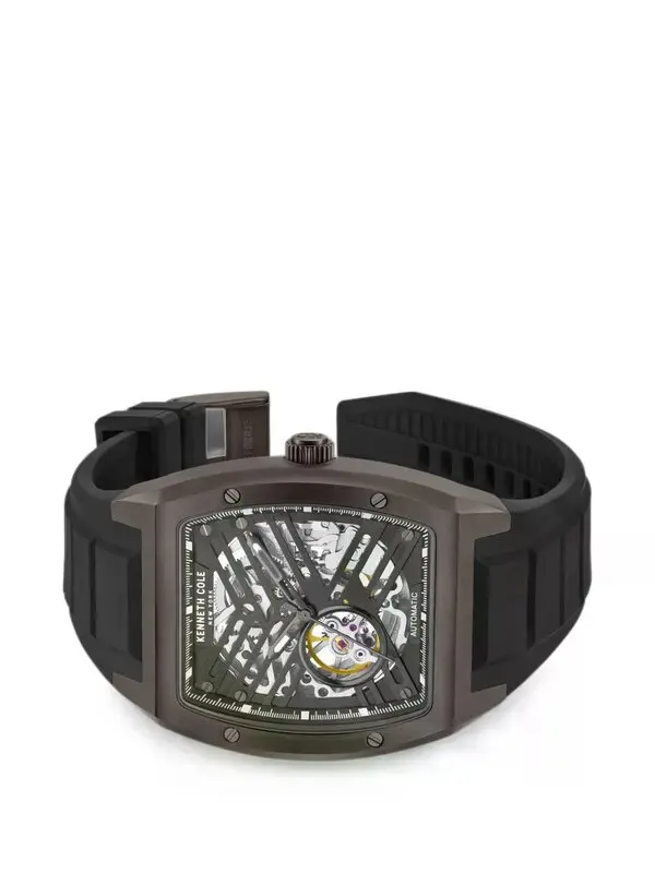 KENNETH COLE Skeleton Tonneau 43mm Watch