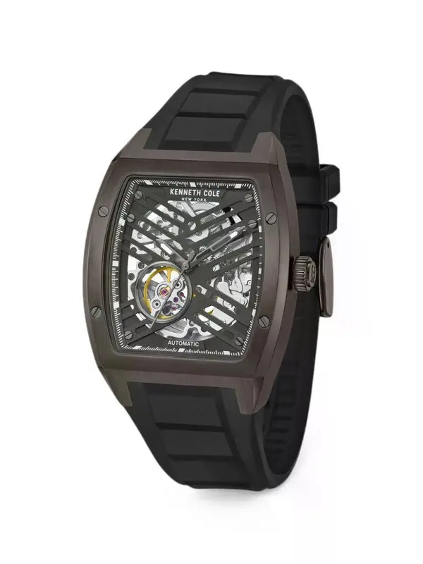 KENNETH COLE Skeleton Tonneau 43mm Watch