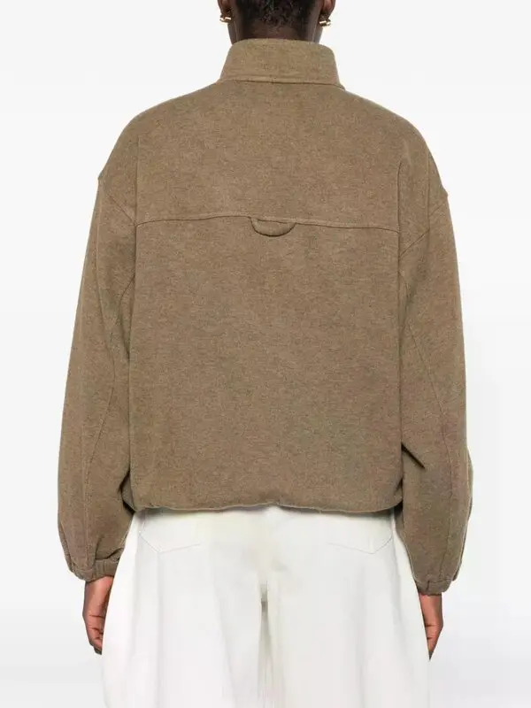 LAMRONS Quarter-zip Elasticated-hem Sweater