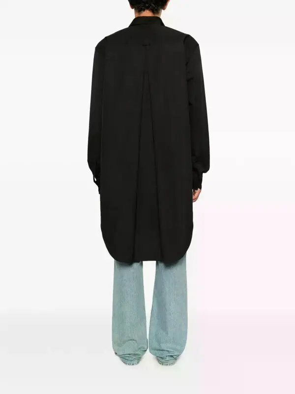 Saint Laurent High-low-hem Button-down Shirt