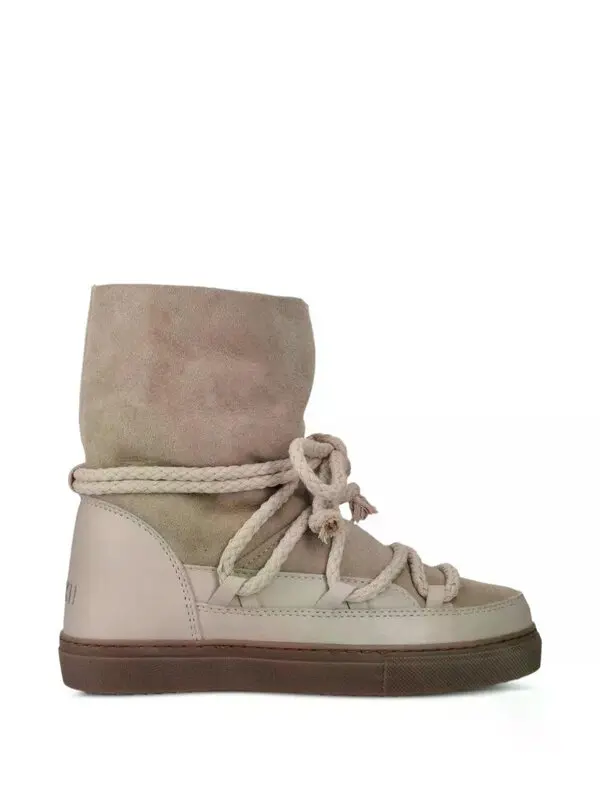Inuikii Classic Rope-lace Shearling-lined Boots - Neutrals